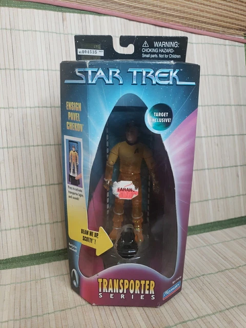 PLAYMATES STAR TREK Transporter Series Pavel Chekov. RARE Target ...