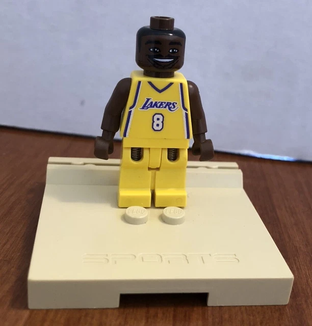 LEGO NBA BASKETBALL Kobe Bryant LA Lakers #8 Home Jersey Minifigure $40 ...