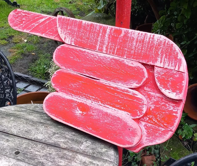 AMUSEMENTS FUNFAIR FAIRGROUND Circus Wooden Pointing Finger Shop Cafe ...