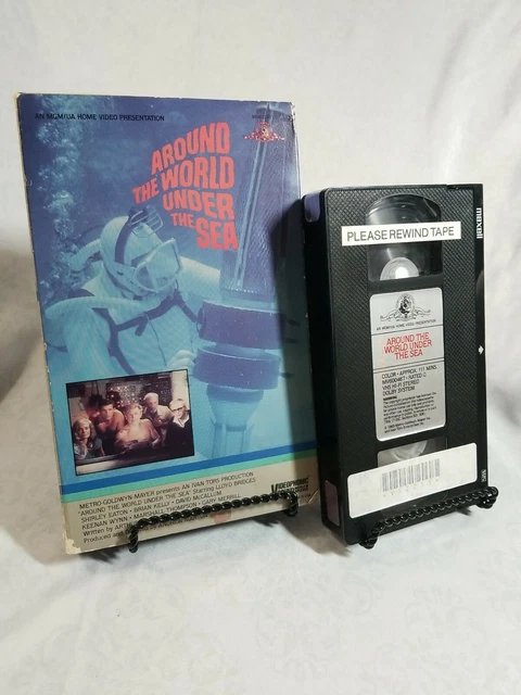 AROUND THE WORLD Under The Sea VHS, 1984 Mgm Big Box HTF RARE Ivan Tors ...