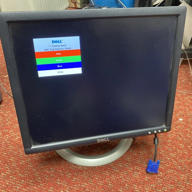 DELL ULTRASHARP 17& LCD 1704FVPT Monitor Desktop Computer Black w/Stand ...