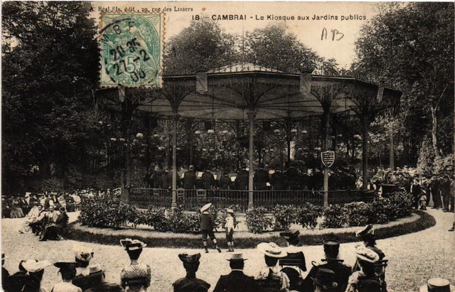 CPA CAMBRAI - Le Kiosque aux Jardins publics (512563) EUR 7,99 ...