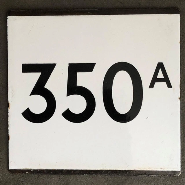 LONDON TRANSPORT LTE Bus Stop Coach Enamel Route 350 A E Plate Sign £40 ...