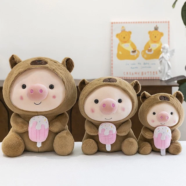 CAPYBARA TRANSFORMATION PIG Plush Toy Water Crystal Soft For Kids $25. ...
