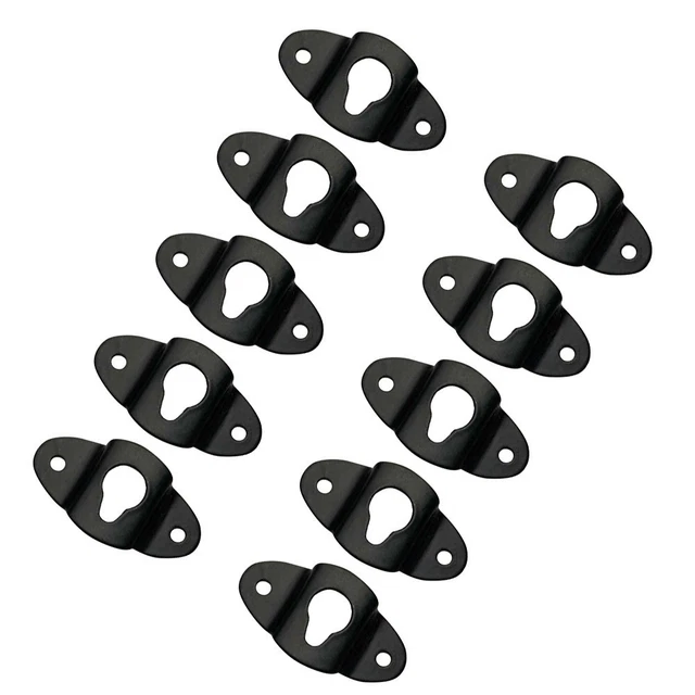 10 PCS IRON Speaker Hanger Plate Connector for Sound Box Audio Speaker ...