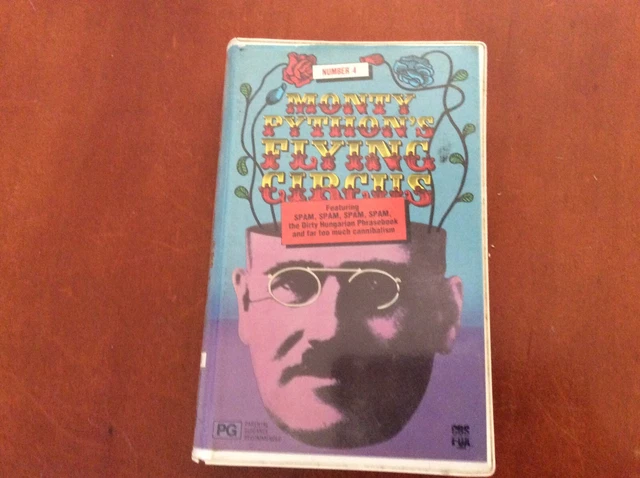 MONTY PYTHON PYTHON’S Flying Circus 4 VHS VIDEO Cleese Palin Chapman ...