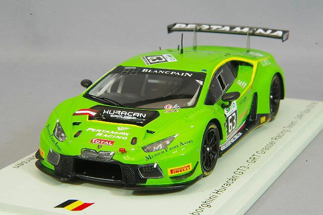 SPARK SB287 1/43 Lamborghini Hurac ? N GT3 Grt 2016 Spa 24H #63 Vert De Japon EUR 159,64 ...
