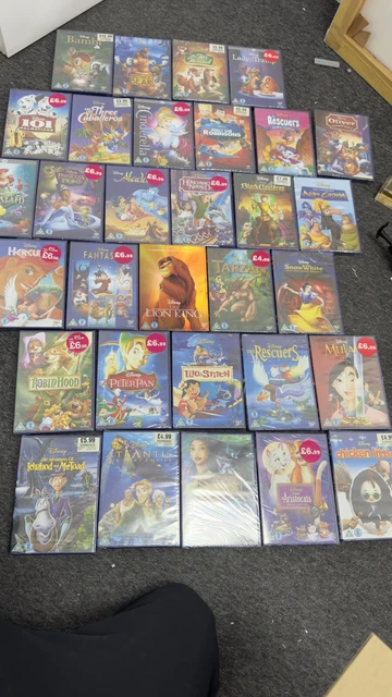 WALT DISNEY CLASSICS Collection DVD Bundle x 31 Children Family Movies ...