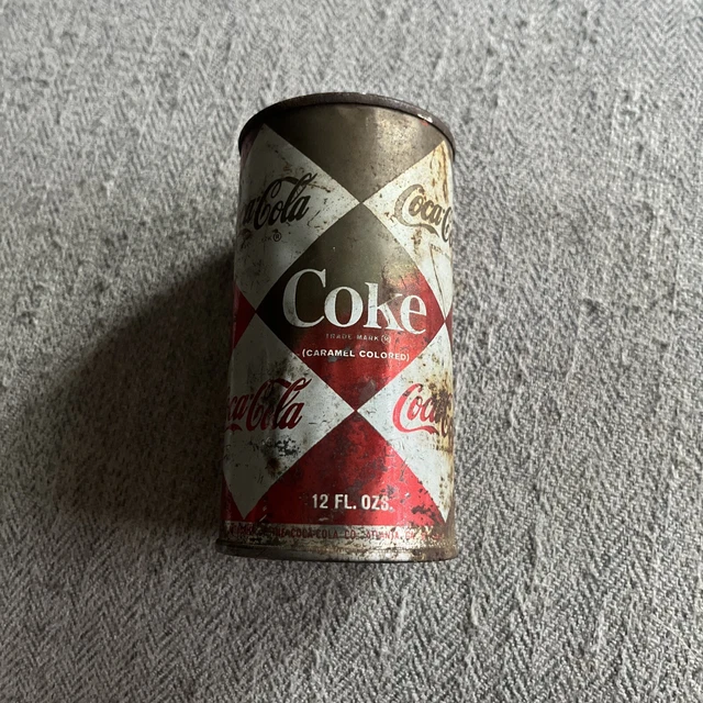 VINTAGE ORIGINAL DIAMOND Steel Coca Cola Can 1960's 12 Fl Oz £13.55 - PicClick UK