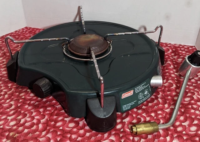 COLEMAN POWERPACK PERFECTFLOW Single Burner Propane Camping Stove 7500 BTU Green £31.07 ...