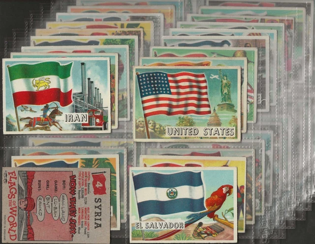 A&BC-FULL SET- FLAGS Of The World (Larger Size X80 Cards) £39.99 ...