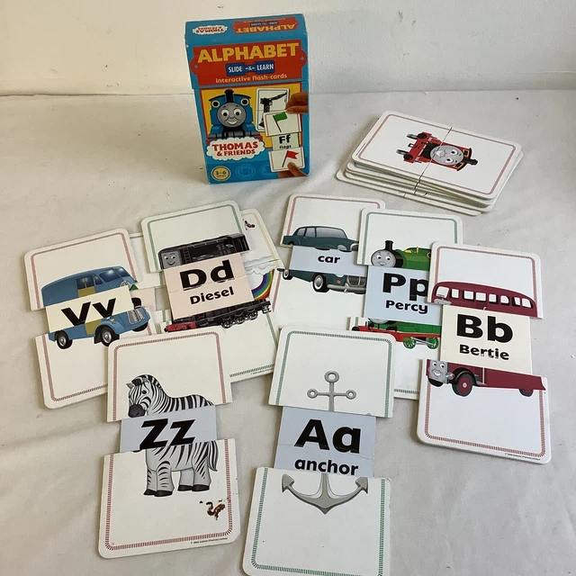 THOMAS & FRIENDS Alphabet Slide & Learn Interactive Flash Cards (2006 ...