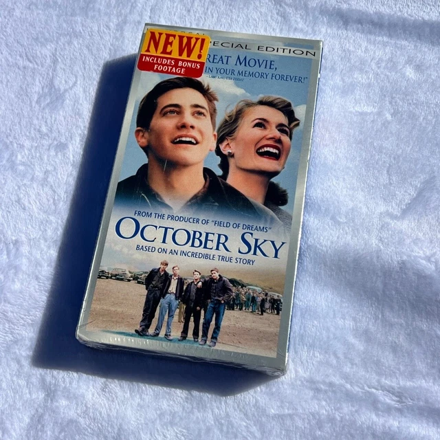 OCTOBER SKY VHS Tape Special Edition Jake Gyllenhaal Chris Cooper NEW ...