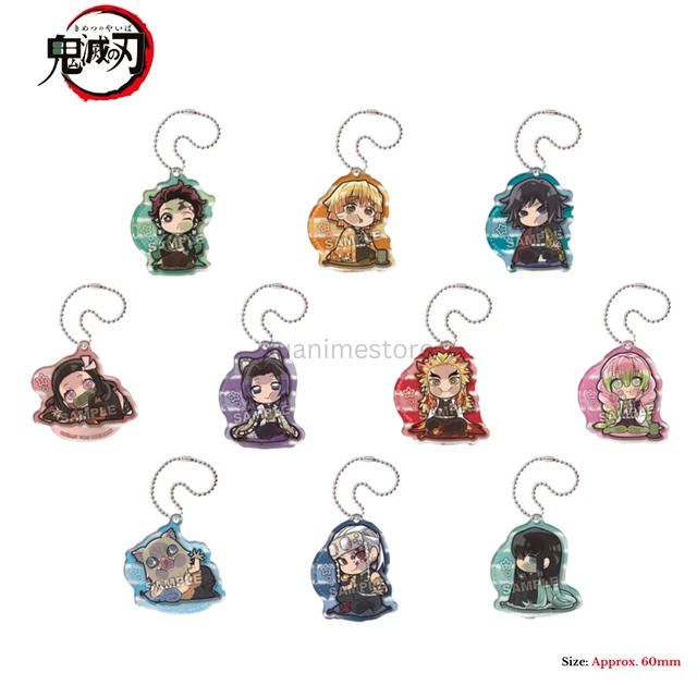 NEW DEMON SLAYER All Characters Licensed Acrylic Key Rings Japan Import ...