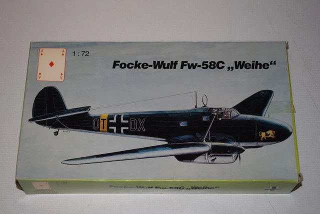 KARO-AS MODELLBAU 02.72 Focke-Wulf Fw-58C Weihe 1:72 NEU mit OVP EUR 47 ...