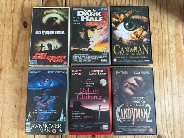 6X VINTAGE 1980'S Horror Big Box VHS Cassettes (inc. Candyman) £24.99 ...