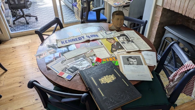 AMAZING COLLECTION OF JFK John F. Kennedy Memorabilia inc. signed photo ...