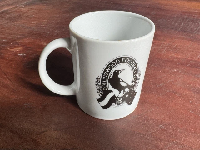 VINTAGE 1990 PREMIERSHIP Collingwood Magpies AFL Ceramic Mug Cup - Free ...