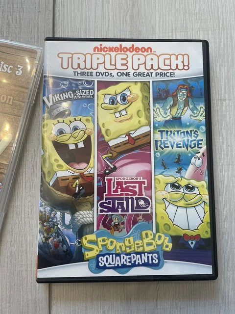 NICKELODEON SPONGEBOB SQUAREPANTS DVD Lot - Triple Pack/Season 3 £7.45 ...