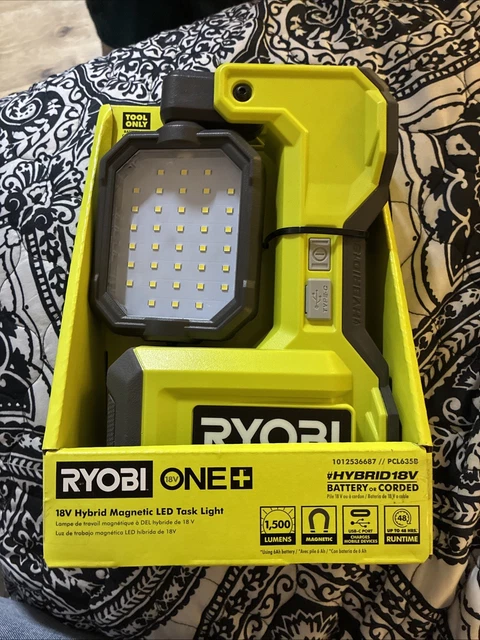 RYOBI 18V ONE+ PCL635B Hybrid Magnetic 1500L LED Task Light (E10044220 ...