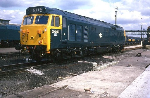 ORIGINAL COLOUR SLIDE of ex works 50050 BR class 50 diesel loco £5.50 ...