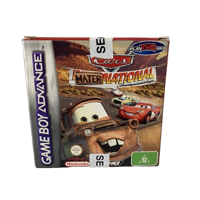 CARS MATER-NATIONAL CHAMPIONSHIP Game Boy Advance Disney Pixar Racing ...