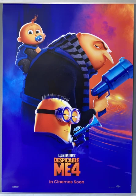 CINEMA POSTER: DESPICABLE ME 4 2024 Advance One Sheet Steve Carell ...