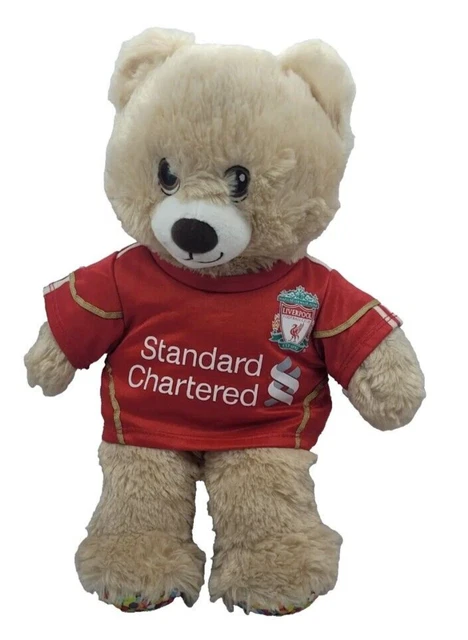 LIVERPOOL FOOTBALL CLUB Standard Chartered 15"Plush Soft Toy Teddy ...