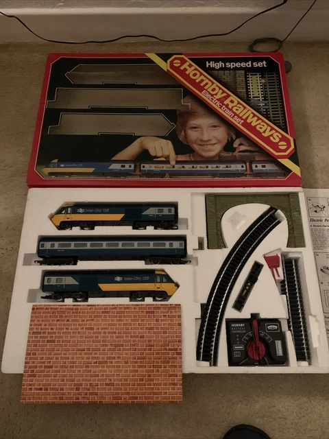 HORNBY MODEL RAILWAYS Intercity 125 High Speed Train Set Pack 1970s £59 ...