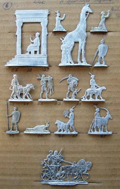 ZINNFIGUREN 30 MM Gottstein Gravur Frank Äthiopische Gesandte 1 A ...