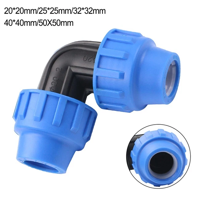 FACILE INSTALLAZIONE GIUNTO vite raccordo tubo in PE per distribuzione acqua potabile EUR 10,61 ...