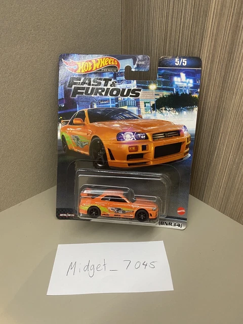 2023 FAST & Furious Orange Nissan Skyline Gt-R Hot Wheels Premium ...