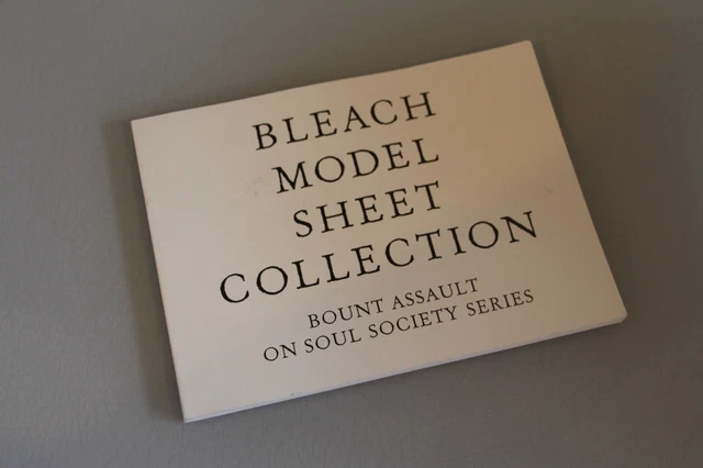 BLEACH MODEL SHEET Collection Bount Assault On Soul Society Series Art ...