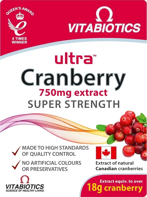 30 GLUTEN-FREE ULTRA Cranberry Tablets - Quality Extract for Holistic ...