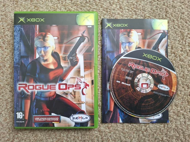 ORIGINAL XBOX ROGUE Ops Game COMPLETE w Manual NR MINT DISC TESTED £19. ...