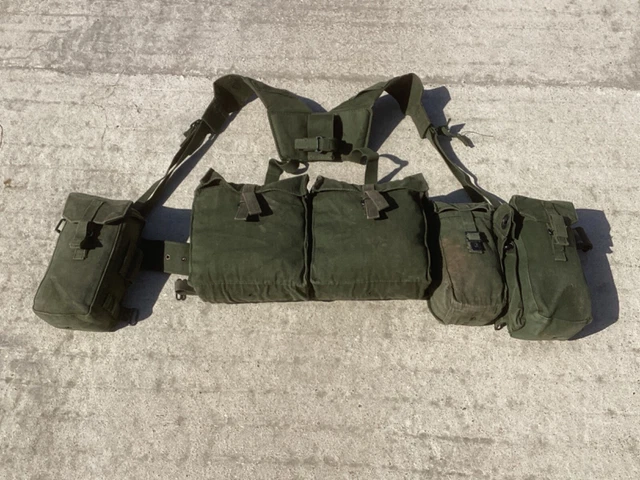 BRITISH ARMY 58 Pattern Webbing Belt Kit 1958 58 webbing vintage ...