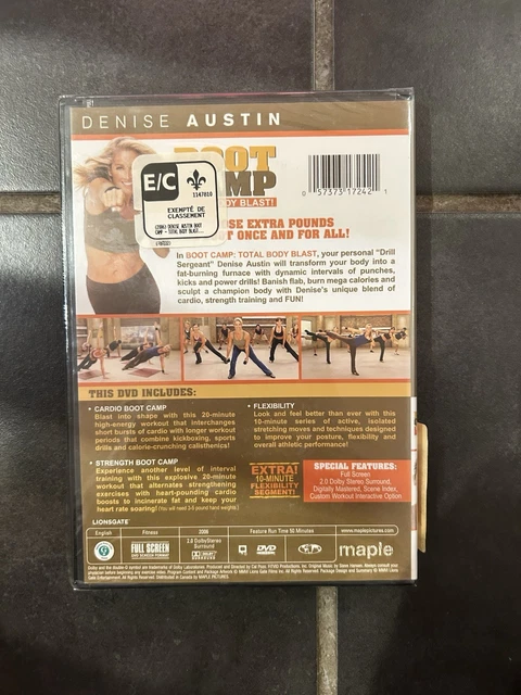 BRAND NEW DVD Denise Austin Boot Camp Total Body Blast - T1 $19.76 ...