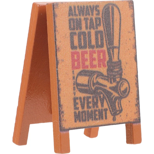 MINIATURE SIGN BOARD Mini Sign Board Model Mini House Decor Doll House ...