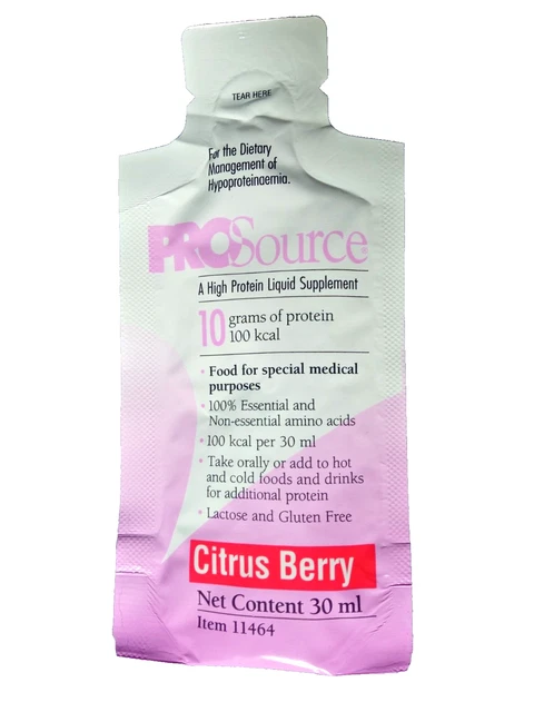 NUTRINOVA PRO SOURCE Citrus Berry 30ml X 25 Protein Sachets £20.00 ...