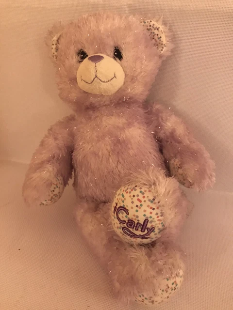 BUILD A BEAR iCarly Purple Sparkle Soft Plush Toy 17” 2009 Viacom BAB ...