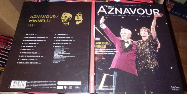 CHARLES AZNAVOUR LIVRE Cd Aznavour Liza Minelli La Collection ...