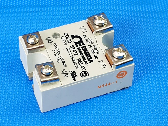 OMEGA ENGINEERING SOLID State Relay SSRL240DC25 $24.95 - PicClick