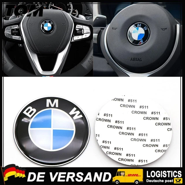 45 MM POUR BMW volant emblème steering wheel insigne décoration ...