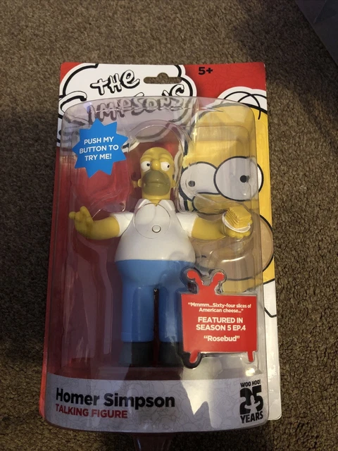 THE SIMPSONS TALKING Figure 25 Years special Homer Simpson battery tab ...