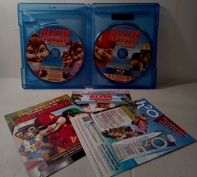 ALVIN AND THE Chipmunks: Chipwrecked (Blu-ray + DVD + Digital) $4.25 ...