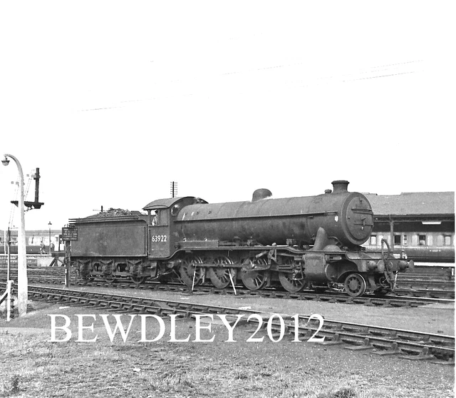 *LES PERRIN* CUT DOWN NEGATIVE LNER O2 CLASS 63922 GRANTHAM SHED OCT/62 ...