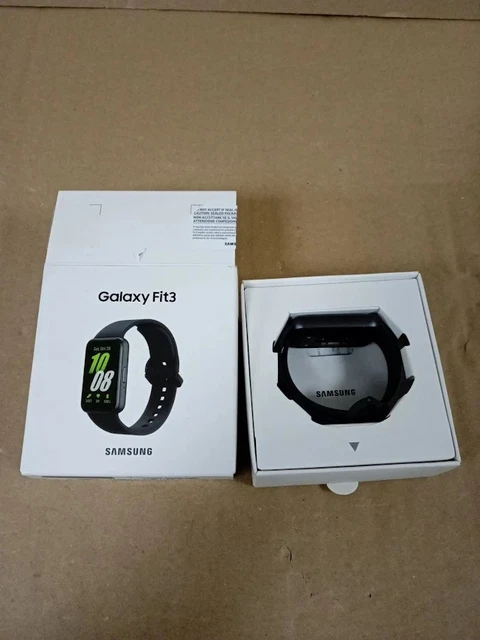 SAMSUNG GALAXY FIT3 Smart Watch Fitness Tracker Health Monitoring Black ...