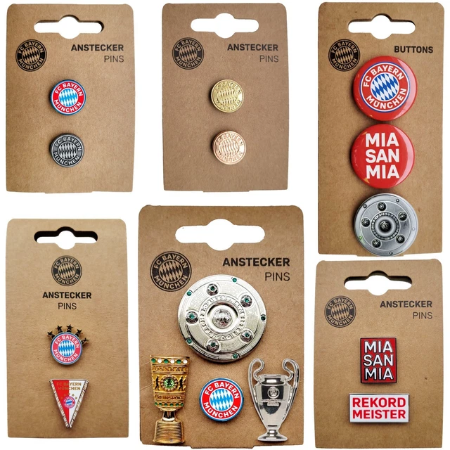 FC BAYERN MÜNCHEN Pin Pins Deutscher Meister DFB Pokal Champions League ...