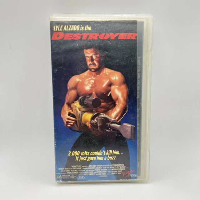 DESTROYER (VHS, 1988) Lyle Alzado Virgin Vision VHS Video Tape 1988 ...