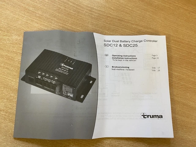 TRUMA SOLAR PANEL Duo Battery Charge Controller Sdc12 £185.00 - PicClick UK